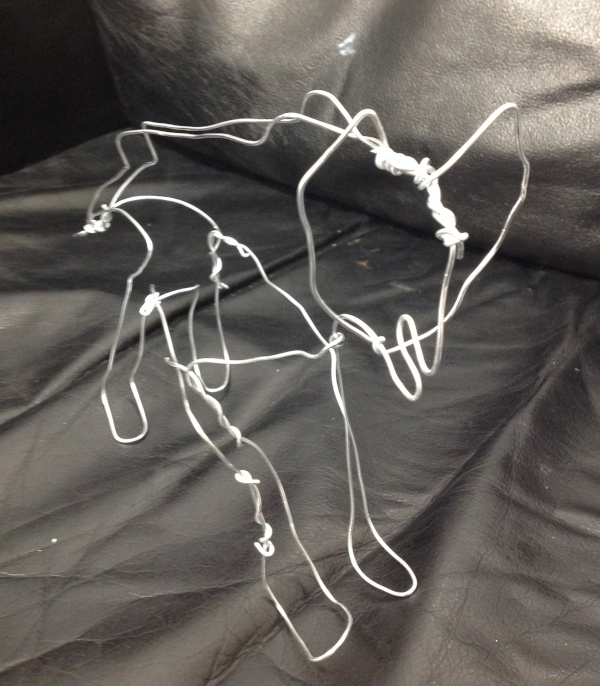 Wire and modroc sculpture - part 1 - Art Class London