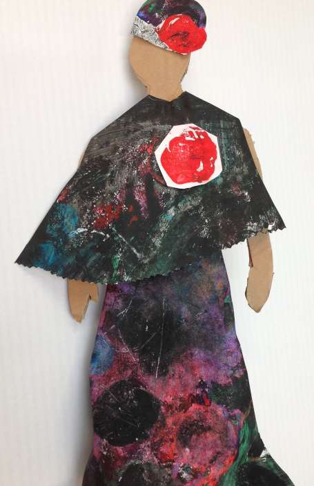 Making paper fabric for a catwalk! - Art Class London